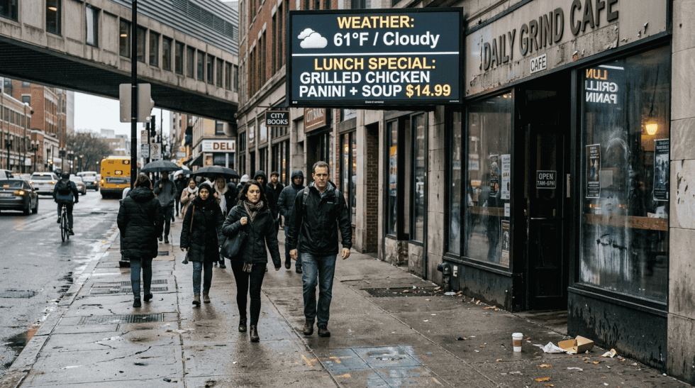 Top signage trends 2026: boost brand impact with AI displays - Custom ...