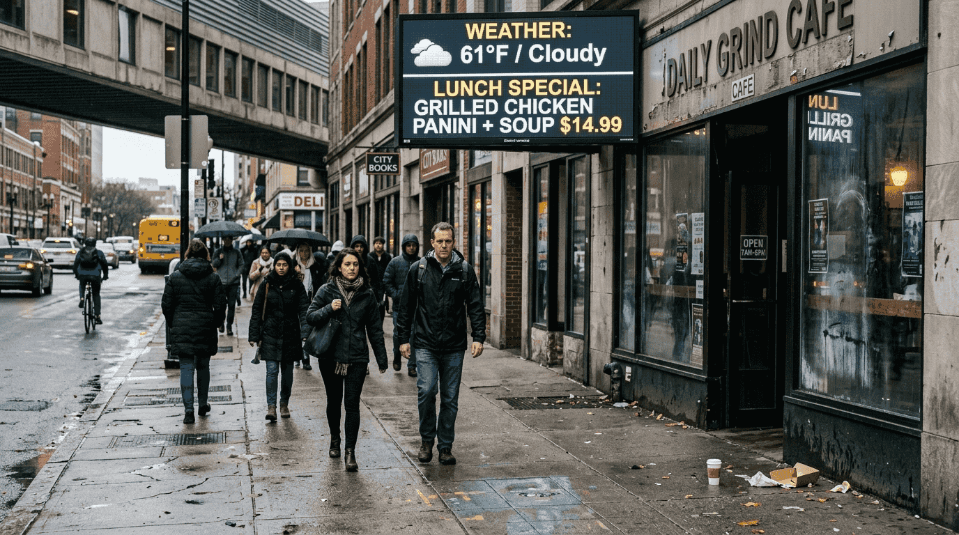 Top signage trends 2026: boost brand impact with AI displays - Custom ...